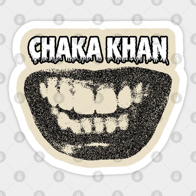 Chaka Khan / Vintage Style - Chaka Khan - Sticker | TeePublic