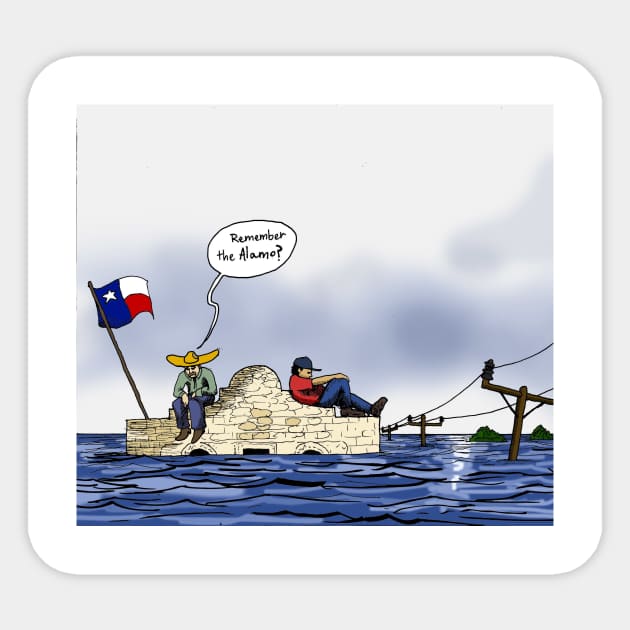 Texas Floods - Texas - Sticker | TeePublic