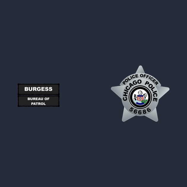 CHICAGO P.D - POLICE OFFICER KIM BURGESS - BUREAU OF PATROL BADGE VEST ...