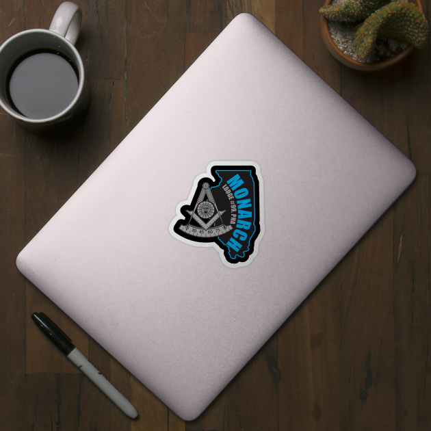 Monarch PM (Pocket Design) - Monarch Pm - Sticker | TeePublic