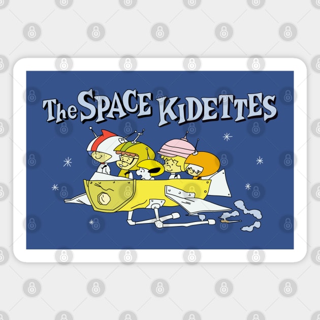 The Space Kidettes Classic Cartoon - Space Kidettes - Magnet | TeePublic