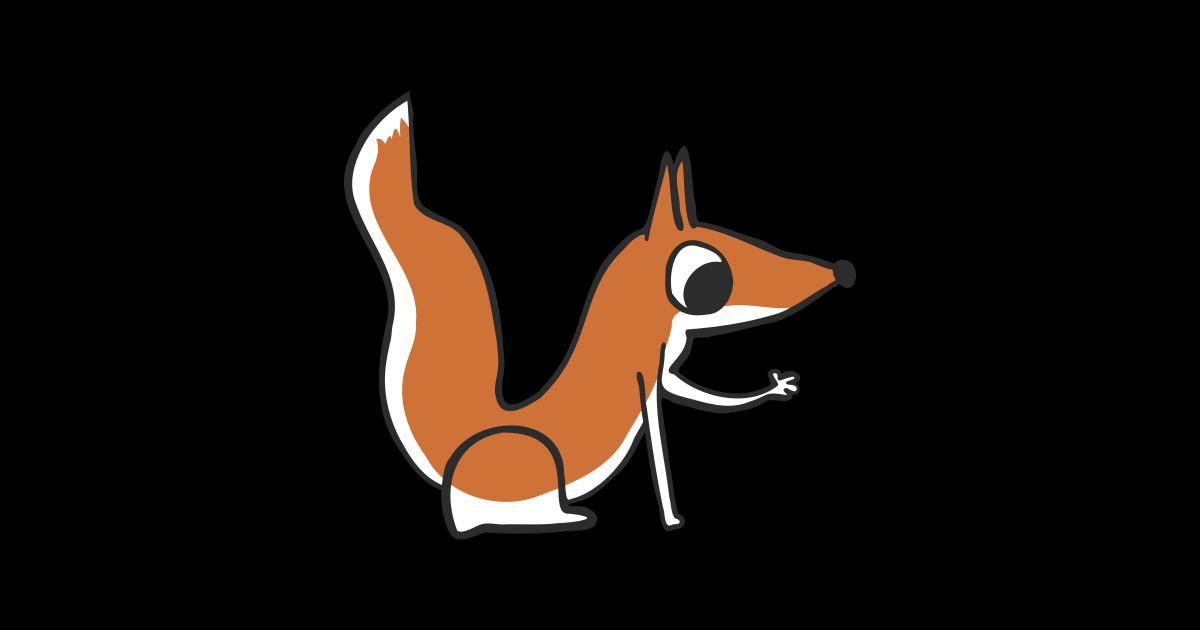 Hello Fox - Hello Fox - Sticker | TeePublic