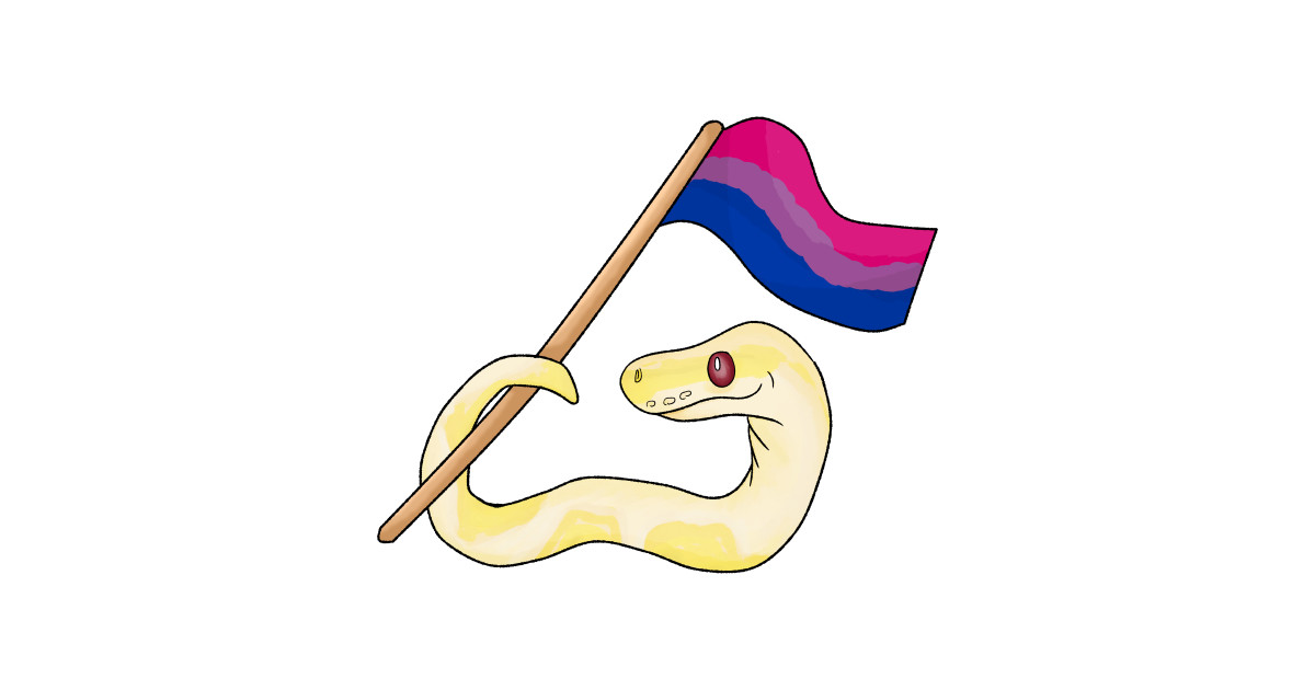 Ball Python Pride [Albino Morph, Bisexual] - Ball Python - T-Shirt ...