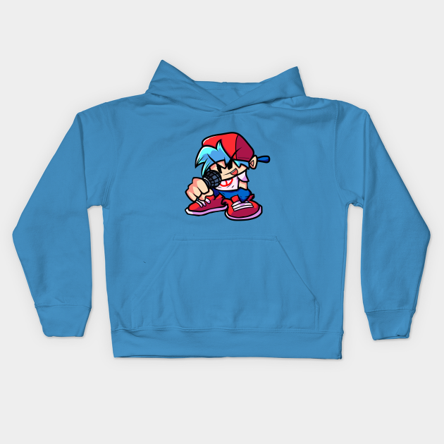 BoyFriend FNF Detailed Version - Fnf - Kids Hoodie | TeePublic