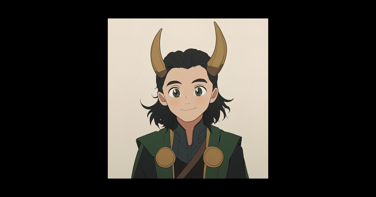 Loki, Norse mythology | Anime style - Loki Norse Mythology - Sticker ...
