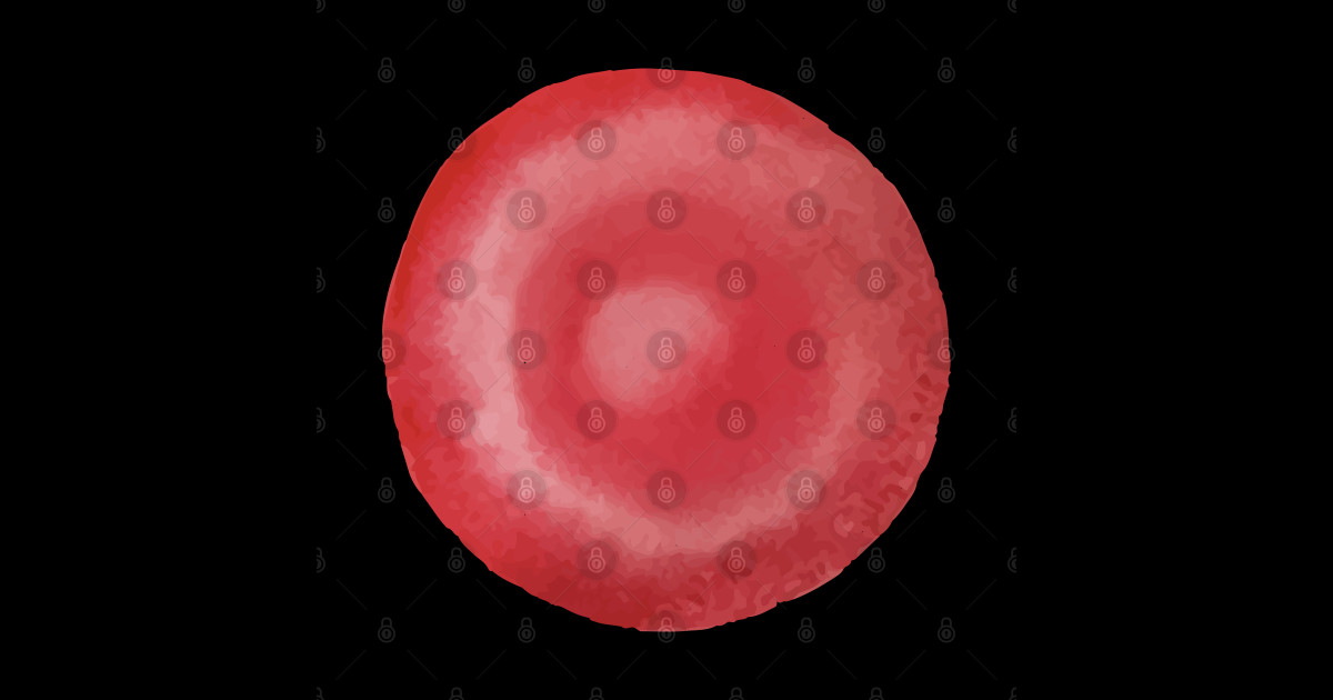 RBC red blood cell - Rbc Red Blood Cell - Sticker | TeePublic