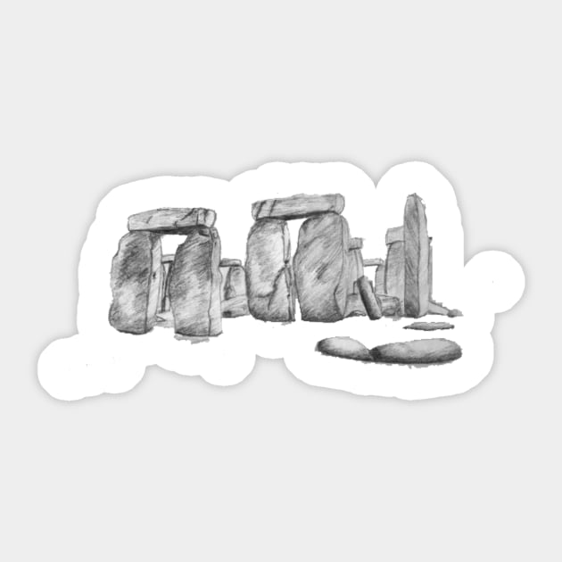 stonehenge sketch easy