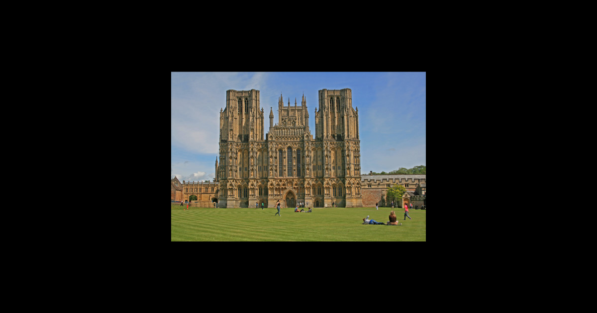 Wells Cathedral - Wells - Sticker | TeePublic