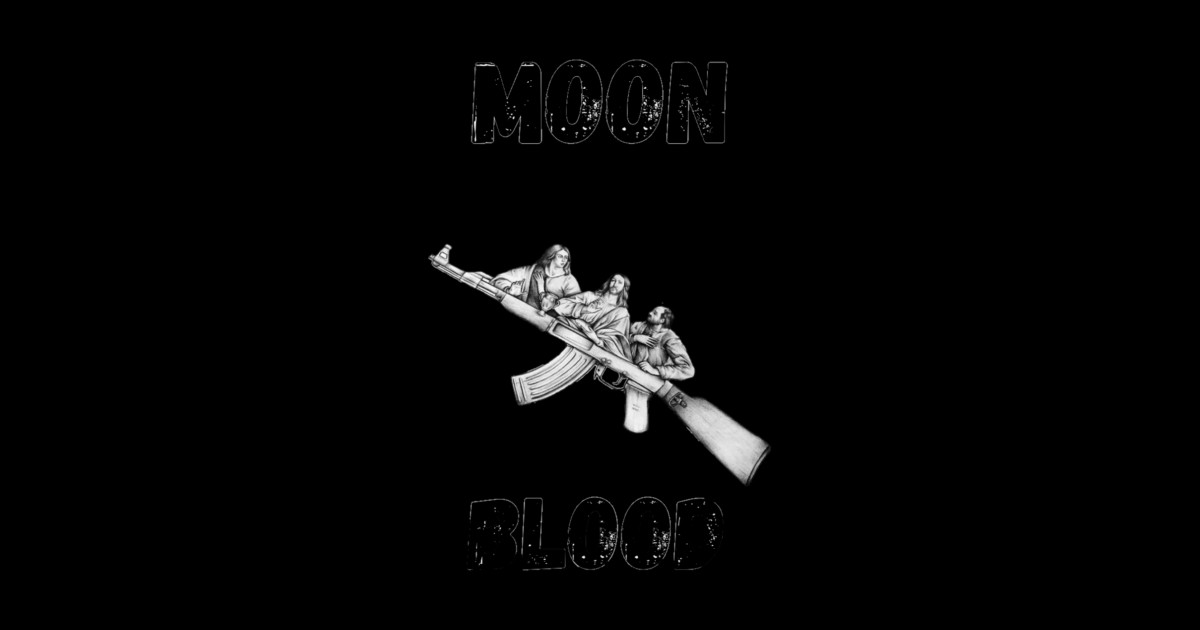 Moon Blood akm - Moon - Sticker | TeePublic