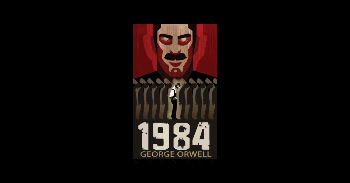 George Orwell 1984 Journal - George Orwell 1984 Journal - Sticker ...