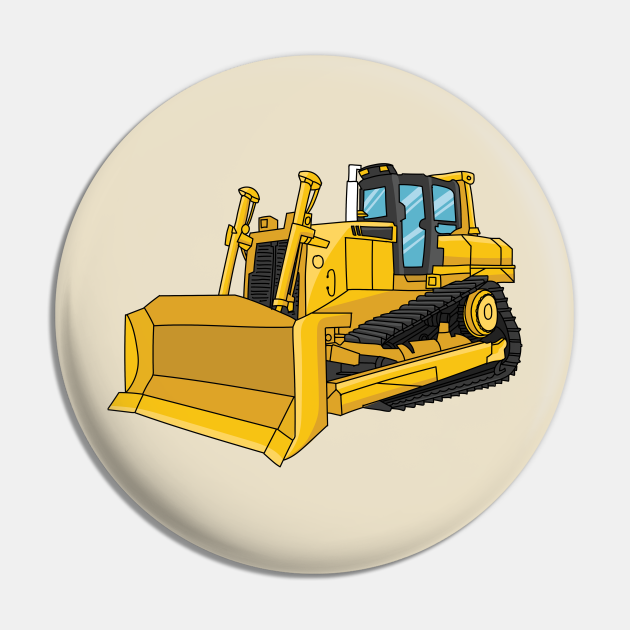 Bulldozer cartoon illustration - Bulldozer Cartoon Illustration - Pin ...