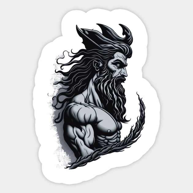 poseidon - Poseidon - Sticker | TeePublic