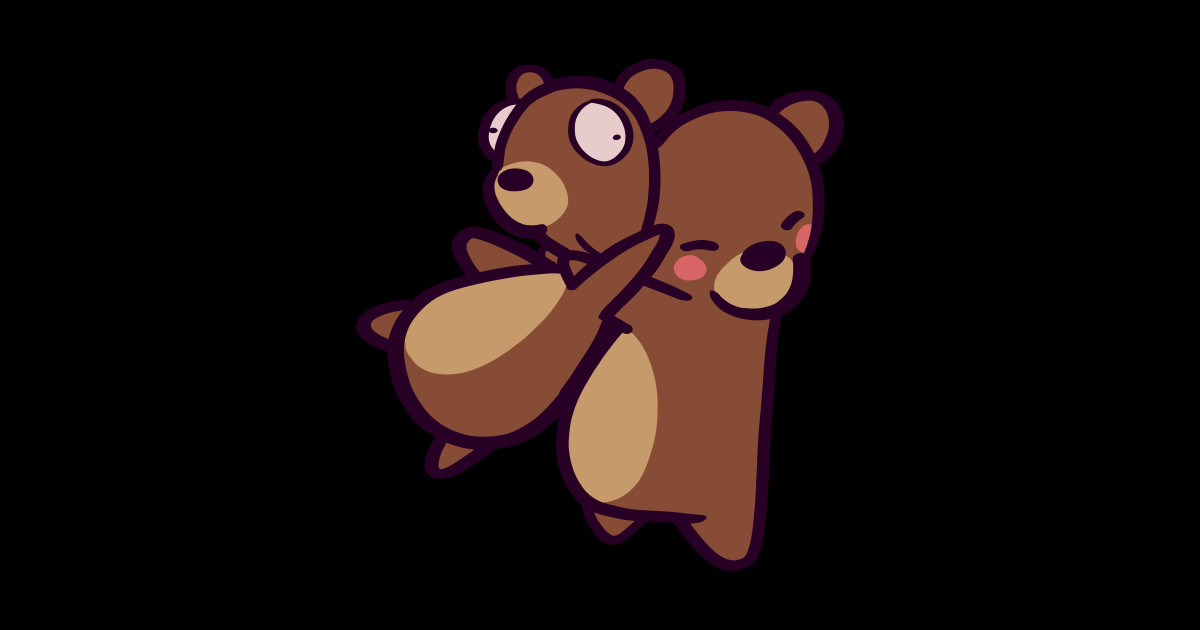 Brown Bear Hugs - Bear Hug - Sticker | TeePublic