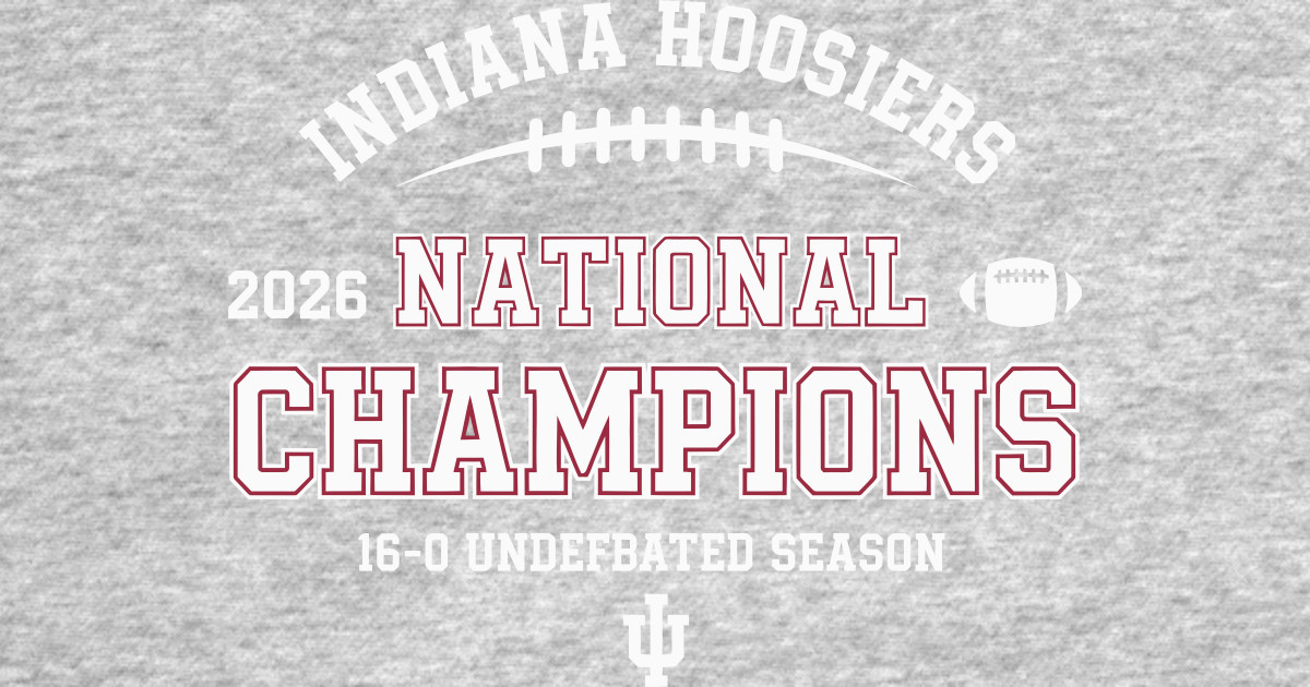 Indiana Hoosiers CFP National Championship 2026 - Indiana Hoosiers ...