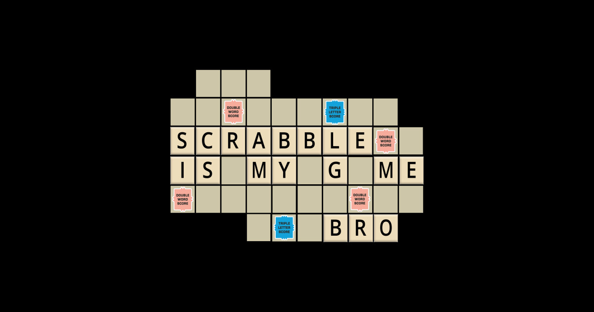 SCRABBLE IS MY GAME - Scrabble - Sticker | TeePublic