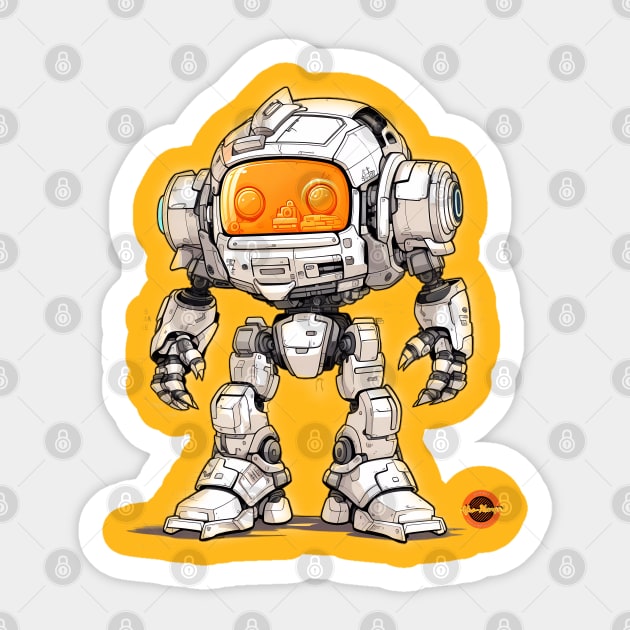 Mini Mecha Variant - Mecha - Sticker | TeePublic