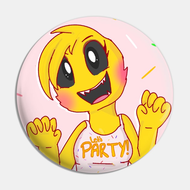 Toy Chica - Fnaf - Pin | TeePublic