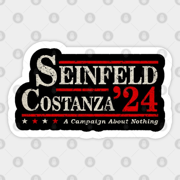 Seinfeld And Costanza For President Election 2024 Vintage - Seinfeld ...