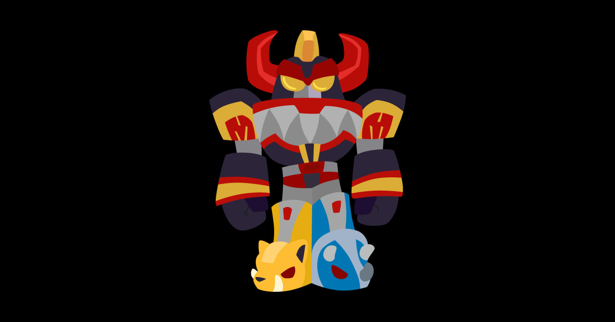 Megazord - Power Rangers - Sticker | TeePublic