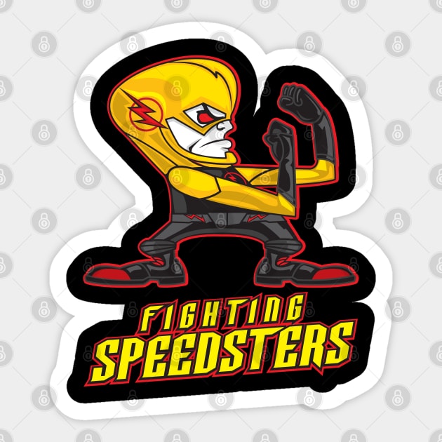 Fighting SPEEDSTERS- Reverse - Bad - Sticker | TeePublic