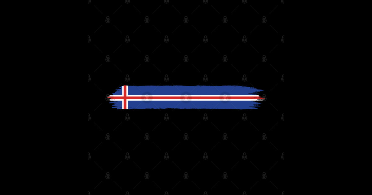 Flags of the world - Iceland - Sticker | TeePublic