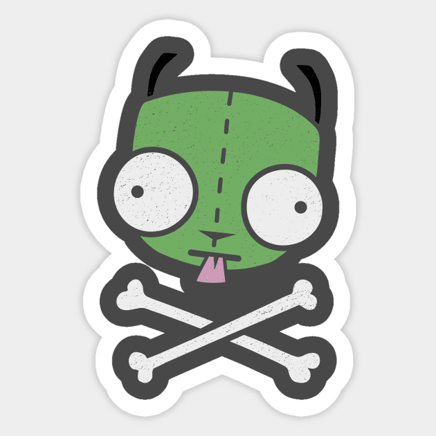 Doom Dog - Gir - Sticker | TeePublic