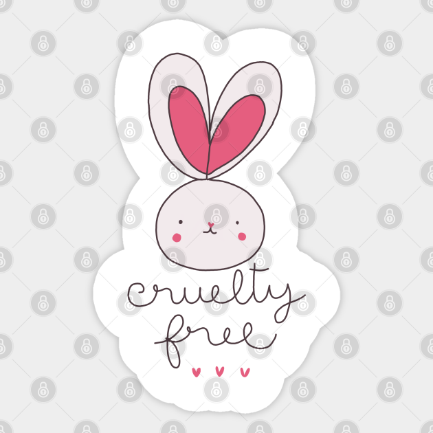 cruelty free logo - Cruelty Free - Sticker | TeePublic