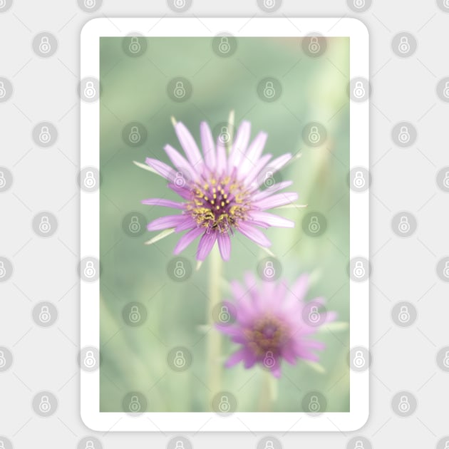 Purple Pastel Flowers - Flower - Sticker | TeePublic