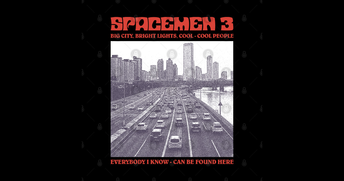 Spacemen 3 - Big City Fanmade - Spacemen 3 - Sticker | TeePublic