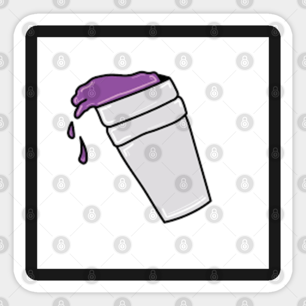 Lean In My Cup - Lean - Sticker | TeePublic