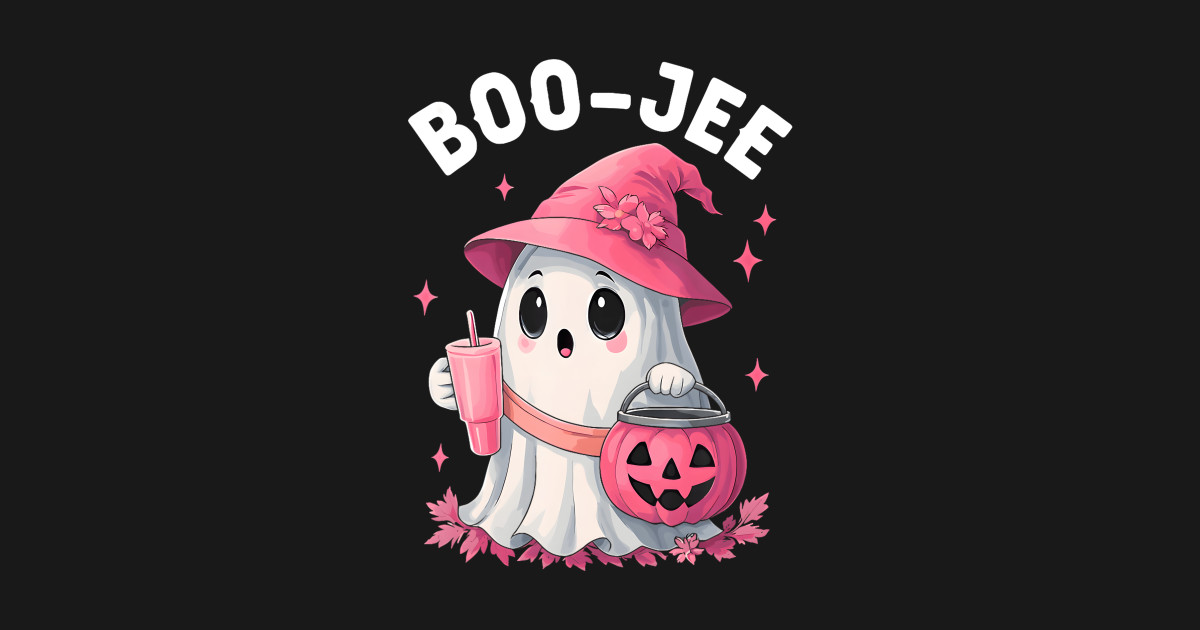 Boo Jee Boujee Pink Ghost Halloween October s - Halloween October Vibes ...