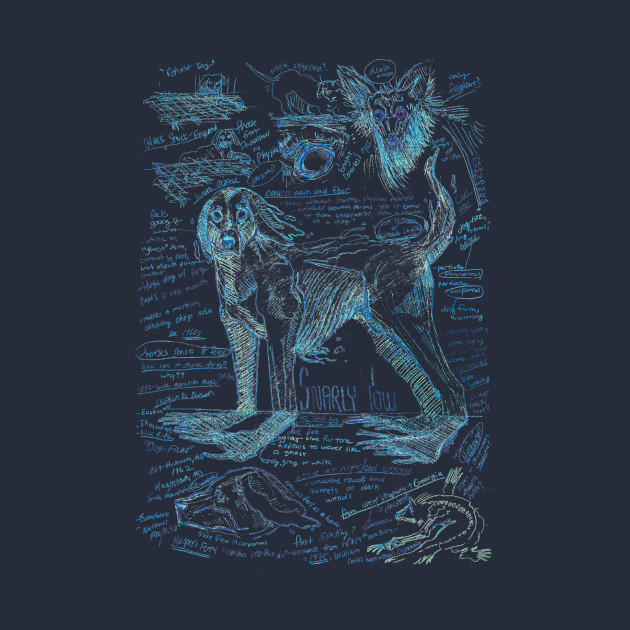 Snarly Yow - Ghost Dog - Paranormal - Hoodie | TeePublic