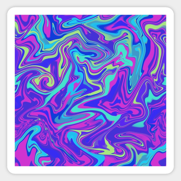 Retro Splash - Retro - Sticker | TeePublic