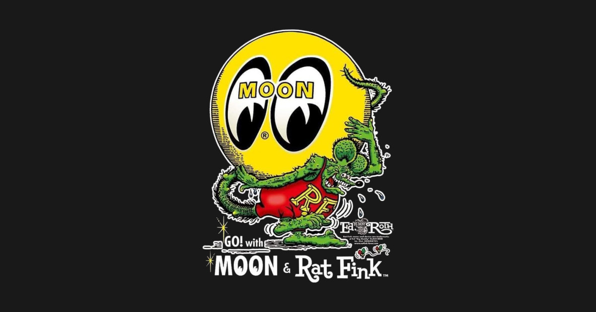 Mooneyes Rat Fink Standing - Moon - T-Shirt | TeePublic