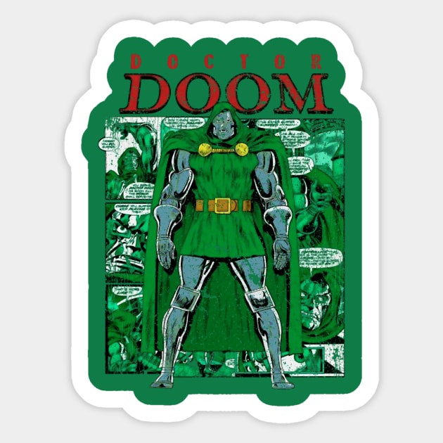 Doctor Doom — Classic - Dr Doom - Sticker | TeePublic