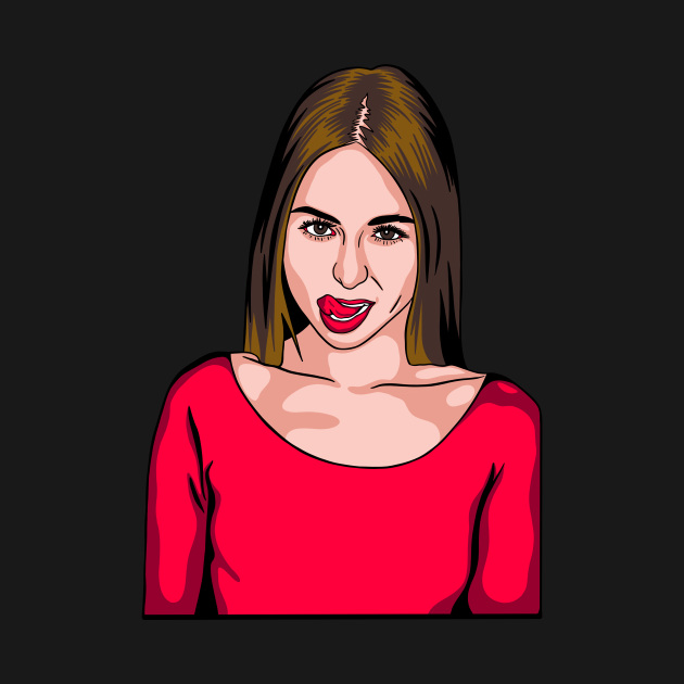 Riley Reid Cartoon Style - Riley Reid - T-Shirt | TeePublic