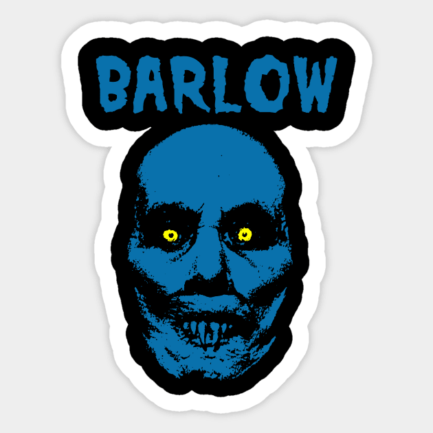 Punk Rock Barlow Parody Misfits Mashup - Salems Lot Barlow - Sticker ...