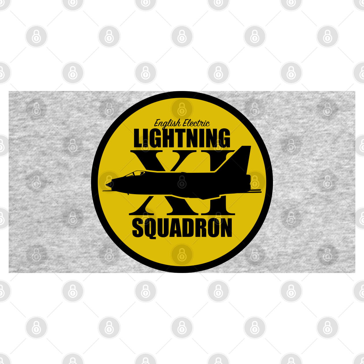 English Electric Lightning 11th Squadron (Small logo) - Royal Air Force ...