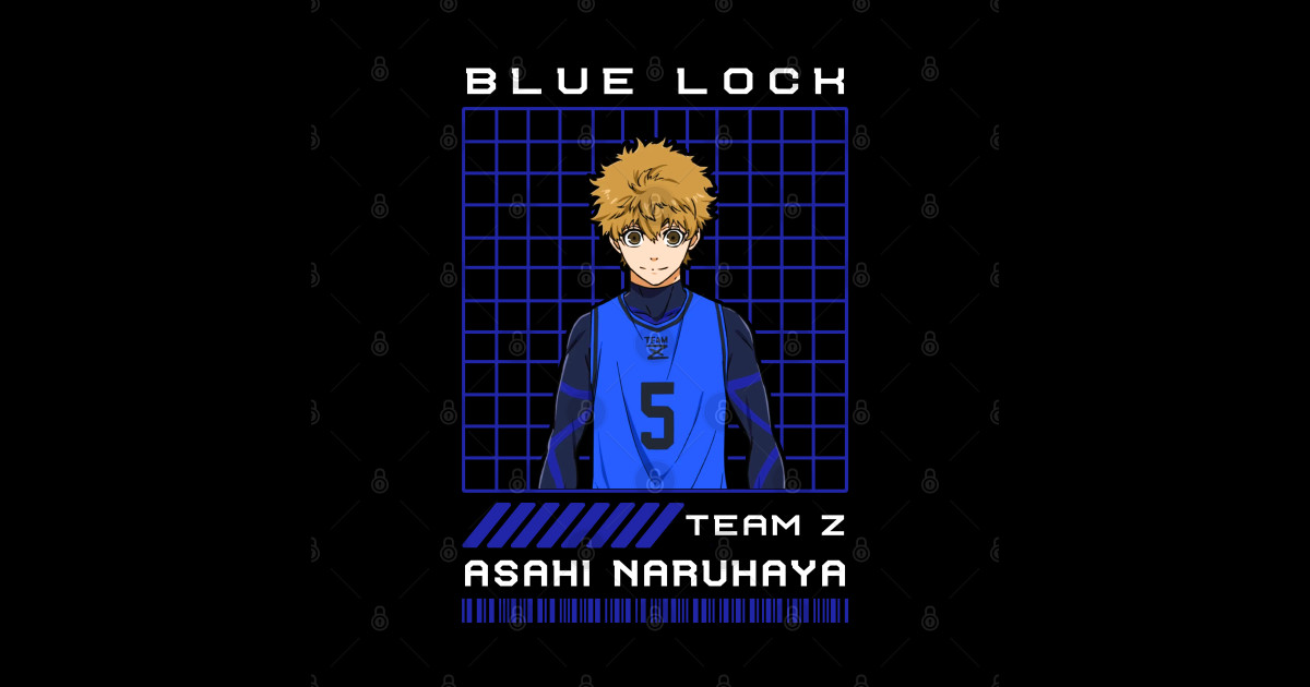 ASAHI NARUHAYA - TEAM Z - Blue Lock - Sticker | TeePublic