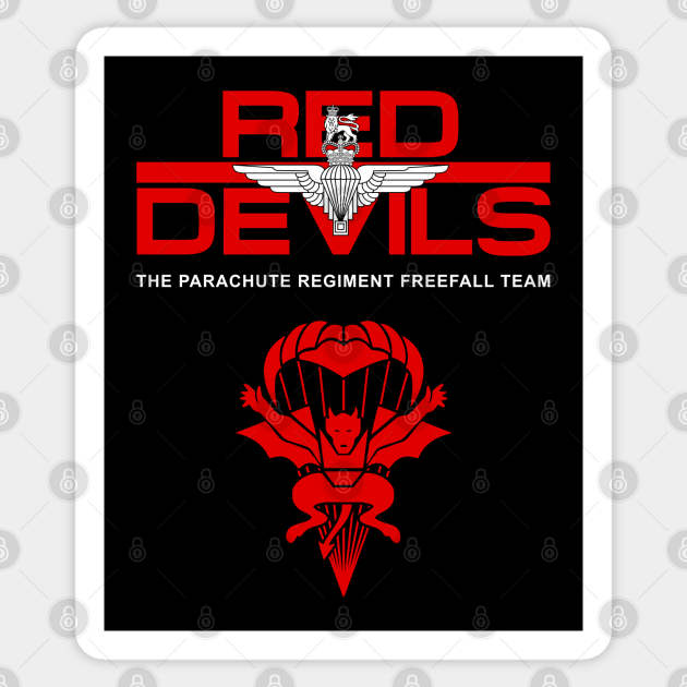 Mod.3 Red Devils Parachute Team - Red Devils Parachute Team - Sticker ...