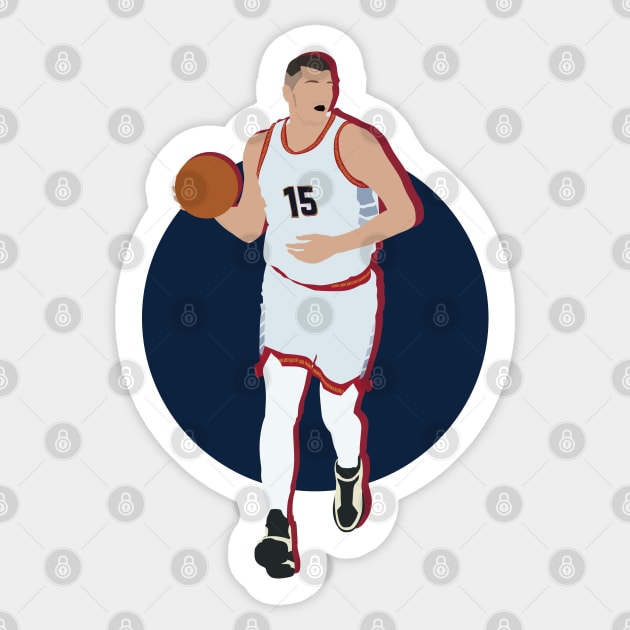 Nikola Jokic 15 Denver Nuggets FMVP Collage - Nikola Jokic - Sticker ...