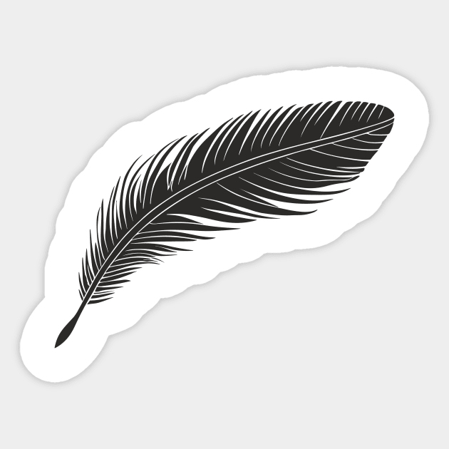 Bird feather - Bird Feather Feather Design - Sticker | TeePublic