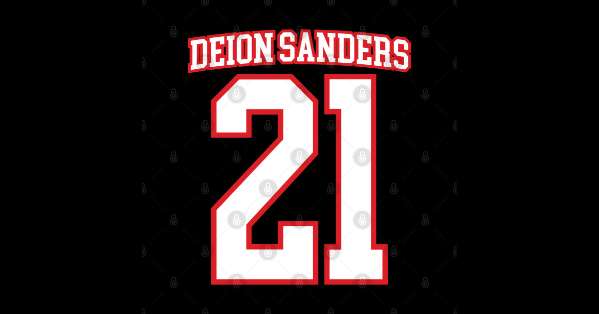 Deion Sanders - Golden - Deion Sanders - Sticker | TeePublic