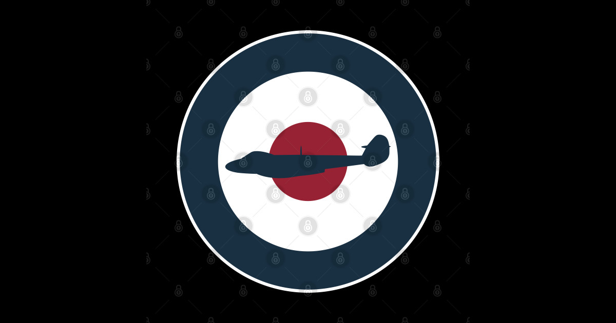 RAF Gloster Meteor Patch - Royal Air Force Jet Fighter - Sticker ...