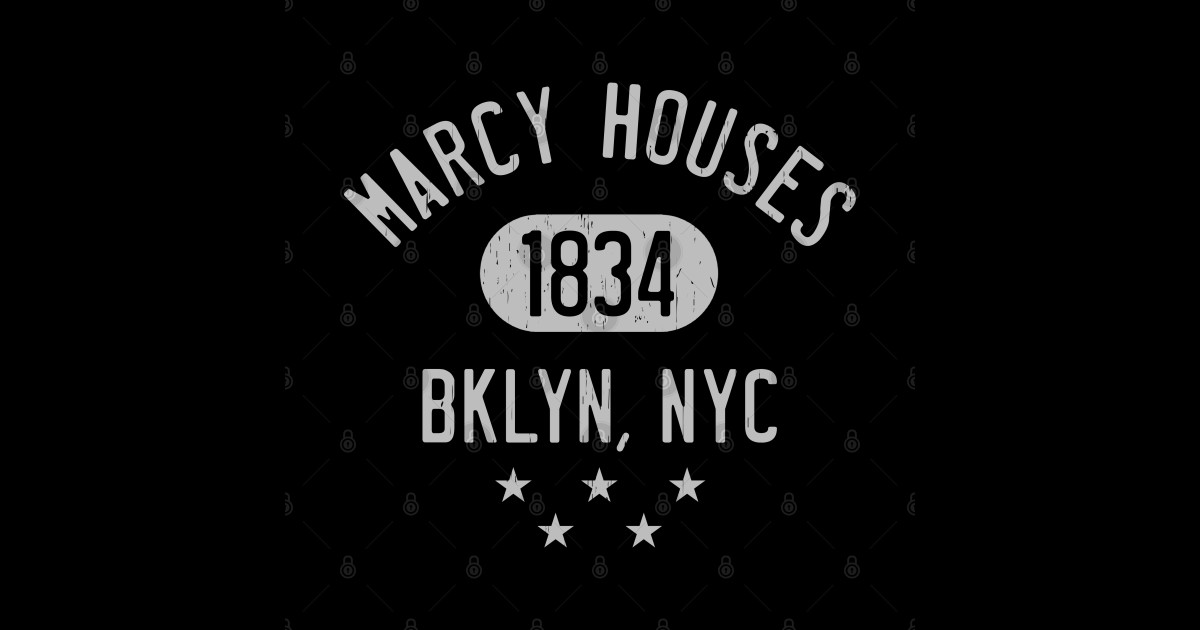 Marcy Houses 1834 Marcy Houses Brooklyn Ny Sticker Teepublic