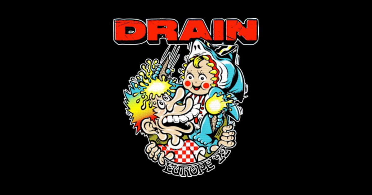 DRAIN BAND - Drain Band - Sticker | TeePublic
