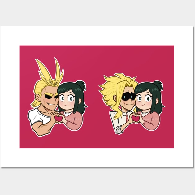 All Might & Inko dual design (Pink Version) - My Hero Academia ...