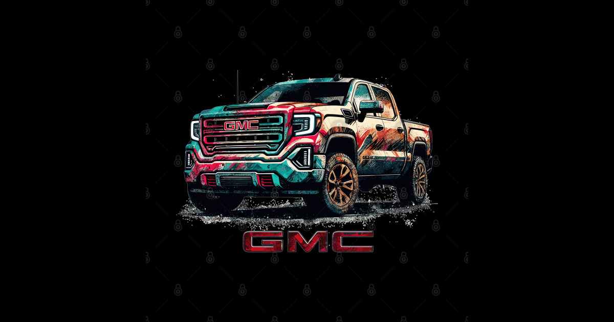 GMC Sierra - Gmc - Posters and Art Prints | TeePublic