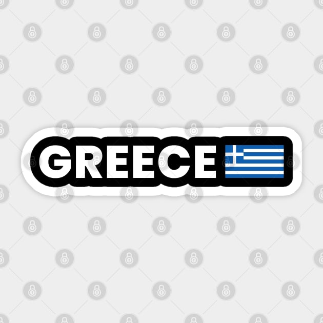 Greece Pride Flag Symbol Tee - Greece Pride Flag Symbol - Sticker ...