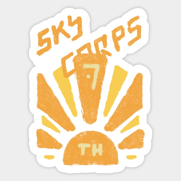 The 7th Sky Corps - Commander Cody - Sticker | TeePublic